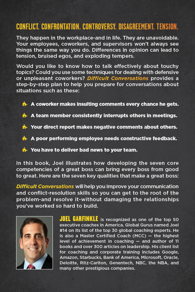 Book on How to Have Difficult Conversations